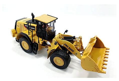 ماکت فلزی جینگ بنگ اسباب بازی ماشین فلزی لودر بزرگ Jing Bang Diecast