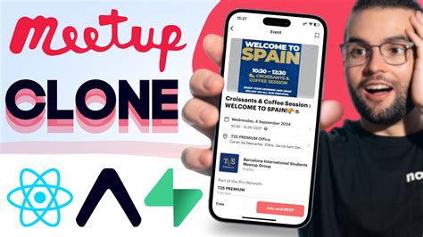 full stack meetup clone with react native expo and supabase