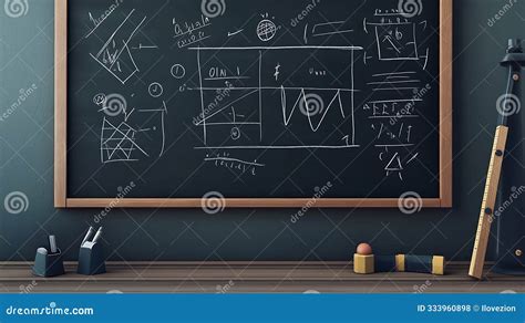 Blackboard Filled With Complex Equations And Diagrams Showcasing Mathematical Concepts And