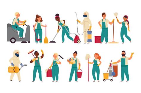 Cleaner Workers Housework Girl A Background Graphic By Valerie Bodnar