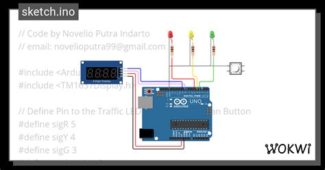 Fsm Traffic Light Wokwi Esp32 Stm32 Arduino Simulator