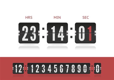 Countdown Timer Royalty Free Vector Image Vectorstock