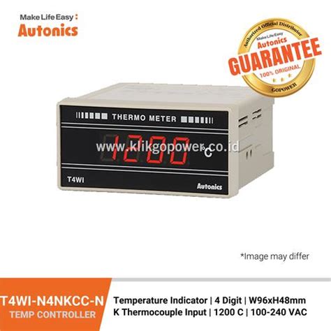Jual Temperature Controller Autonics T4wi N4nkcc N Murah Original Jakarta Barat Sahabat