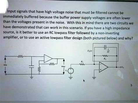 solved input signals that have high voltage noise that must be
