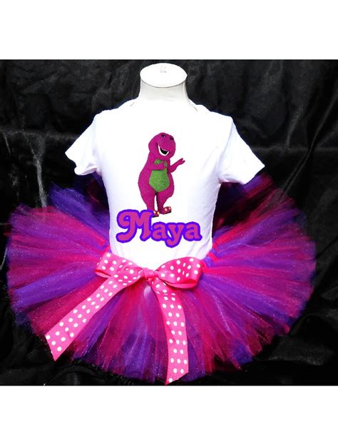 Barney Tutu Birthday Outfit Costume 2799 Via Etsy Doc Mcstuffins
