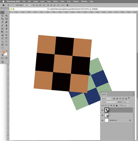 solved rotate the selected layer according to the layer b adobe