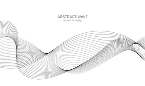 Premium Vector Abstract Wave Element