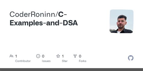 Github Coderroninnc Examples And Dsa