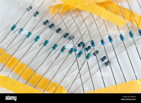 different radio electronic components Stock Photo - Alamy