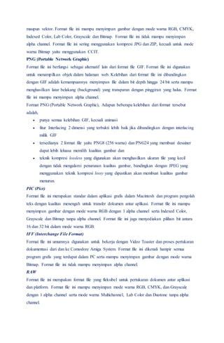 Pengertian Berbagai Format PDF