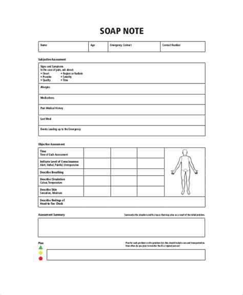 Social Work Progress Notes Template