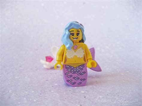 Lego Mermaid Shes So Cool I Love Her Blue Hair And Silve Flickr