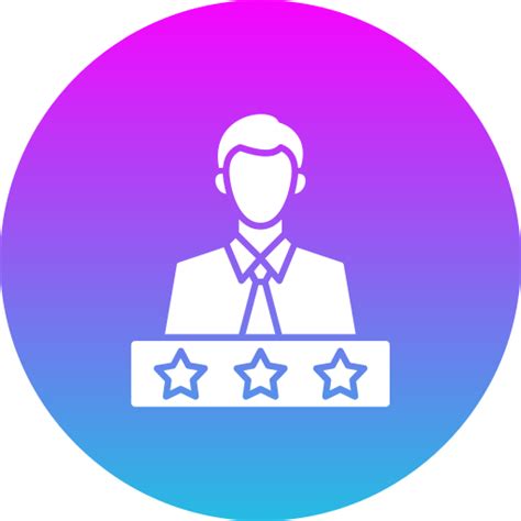 Rate Generic Flat Gradient Icon