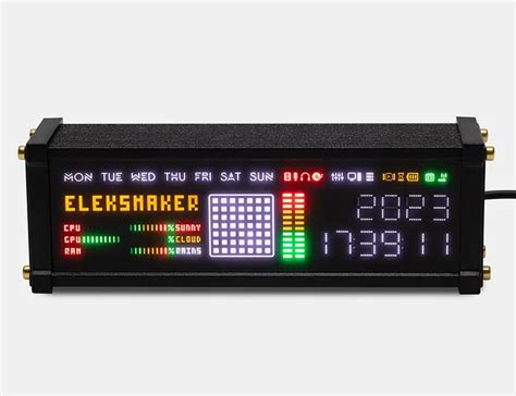 Eleks Wfd Smart Clock With Ability To Display Some Computer Functions Tuvie Design
