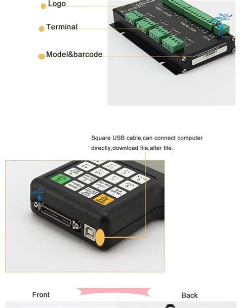 CNC Router A S Axis Linkage Motion Control System DSP Handle Controller For Engraving Machine