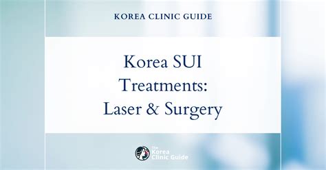 Korea Stress Urinary Incontinence Treatments Female Incontinence