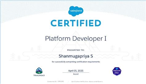 Trailhead Salesforce Pd1 Shanmugapriya S