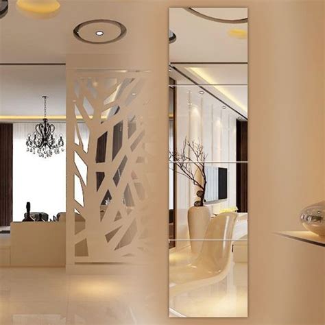 Full Body Mirror Frameless Combination Dressing Mirror Long Wall Wall