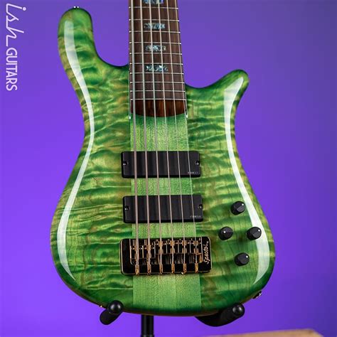 Spector Usa Ns 6 6 String Bass Blue Green Algae Reverb