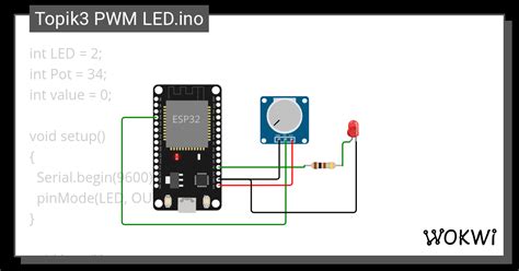 T32pengendali Led Dg Pwm Wokwi Esp32 Stm32 Arduino Simulator