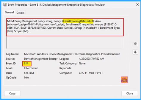 enable or disable clear browsing data on exit policy in ms edge browser