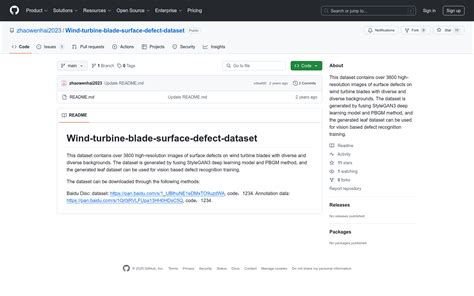 Wind Turbine Blade Surface Defect Dataset 风力发电数据集 图像识别数据集
