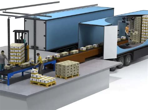 20ft And 40ft Containers Loading And Unloading Conveyor Inbelts