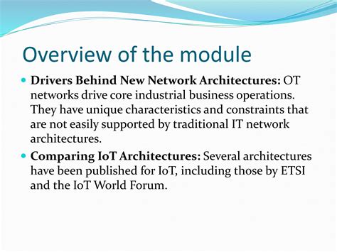 iot network architecture and design pptx