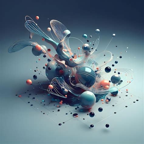 Premium Ai Image Abstract Colorful Background With Dynamic Waves