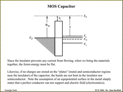 Lecture Mos Capacitors Basic For Mosfetpdfpdf Physics Science