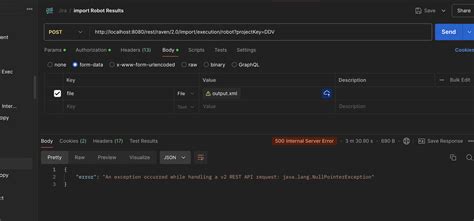 Xray 10419 Npe Is Thrown When Having The Dataset Custom Field In The
