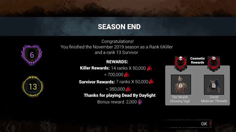 Suggestion Reward Players For Ranking Up At The End Of Each Season