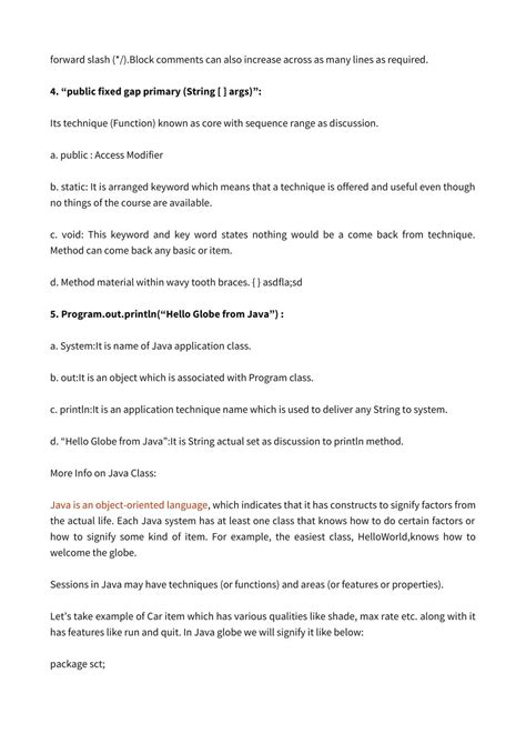 Ppt Java Program Structure Powerpoint Presentation Free Download Id7344550