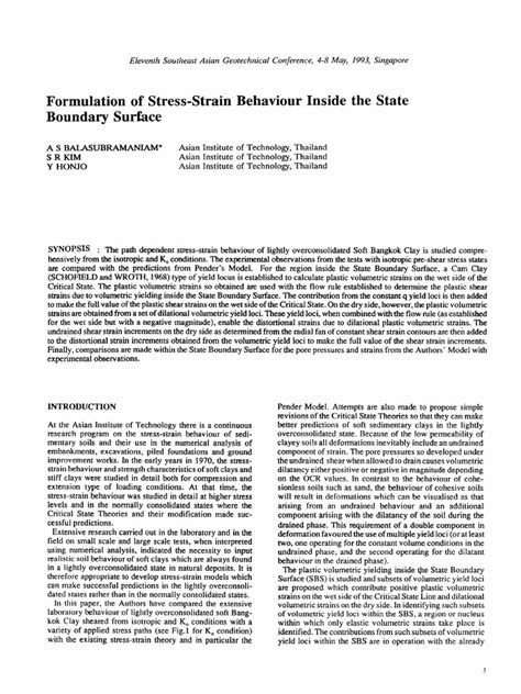 Stress Strain Behaviour Pdf