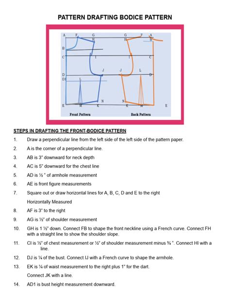 A Standard Drafting Of Bodice Pattern Pdf A Standard Drafting Of Bodice Pattern Pdf