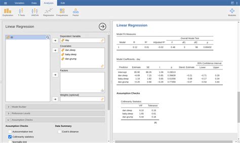 Model Checking — Learning Statistics With Jamovi