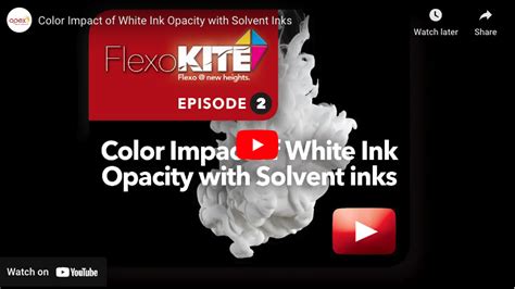 Color Impact Of White Ink Opacity With Solvent Inks