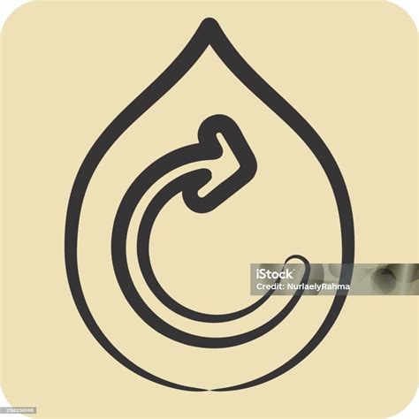 아이콘 에코 퓨얼 재활용 기호와 관련이 있습니다 손으로 그린 스타일입니다 심플한 디자인 일러스트레이션 공장 산업 건물에 대한 스톡 벡터 아트 및 기타 이미지 Istock