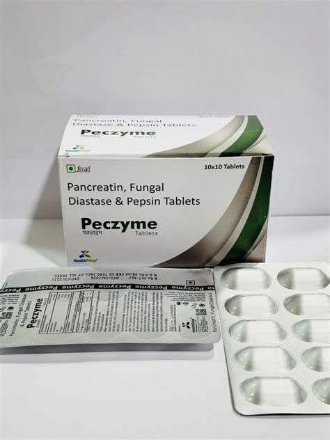Pancreatinfungal Diastase And Pepsin Tablets At Rs 950box Pancreatin