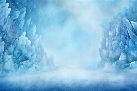 Fondo Congelado Y Espacio De Copia Imagen Premium Generada Con Ia