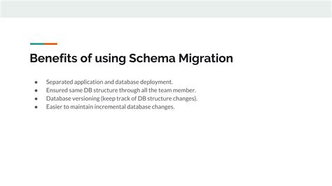 Schema Migration Db Migration With Phinx Ppt