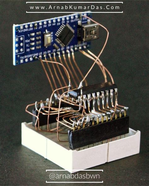 Arduino 8x8 Led Matrix Freeform Circuit Design Uln2803apg 74hc595n Arduino 8x8 Led Matrix Freeform Circuit Design Uln2803apg 74hc595n