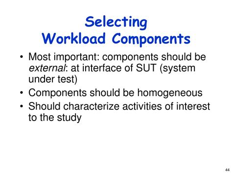 Ppt Workload Selection And Characterization Powerpoint Presentation