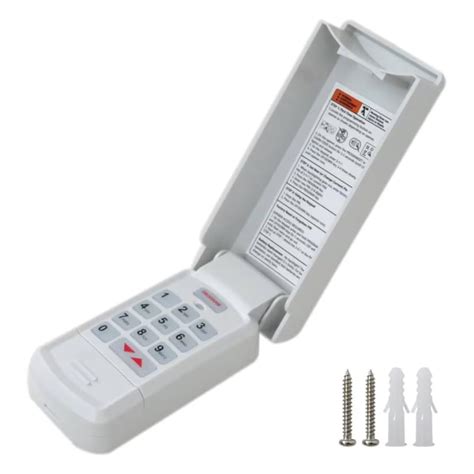 Genie Non Intellicode Wireless Garage Door Opener Keypad Gwk 12 34961r Features Setup And