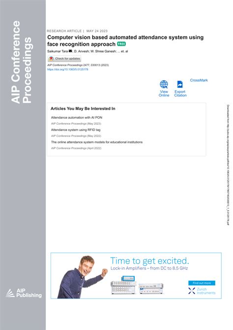 pdf view online export citation crossmark computer vision based