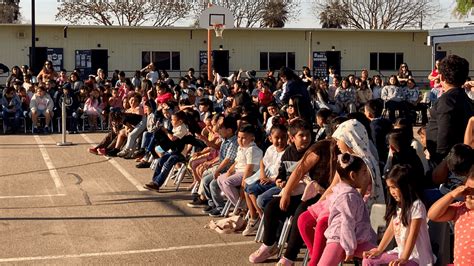 Burroughs Elementary In Fresno Unveils New Playground After Devastating