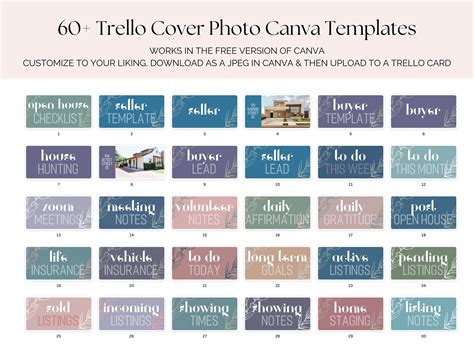 Trello Card Cover Photo Canva Template With 3 Bonus Shared Trello Board
