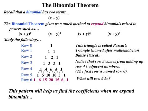 PPT - 12.5 The Binomial Theorem PowerPoint Presentation, free download ...