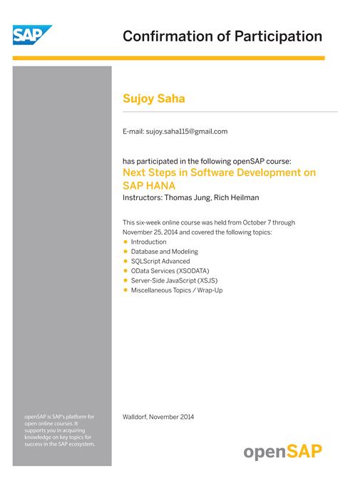 Sap Hana Software Development Pdf