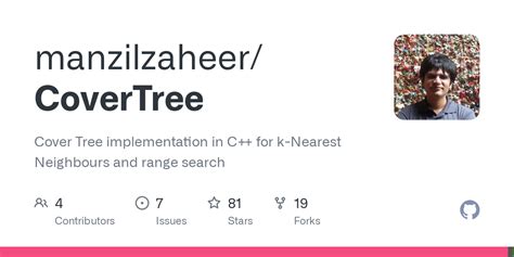 GitHub Manzilzaheer CoverTree Cover Tree Implementation In C For K Nearest Neighbours And